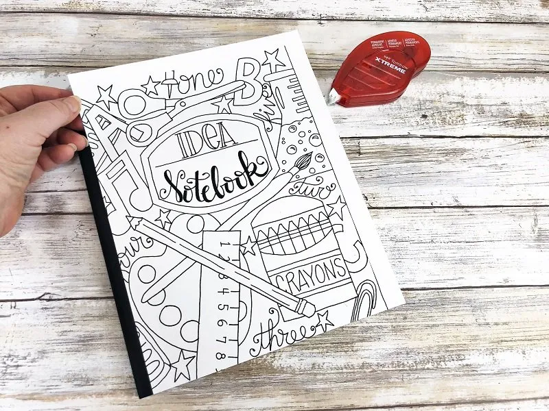 BACK TO SCHOOL NOTEBOOK COVER CREATIVELY BETH 06 | Creatively Beth