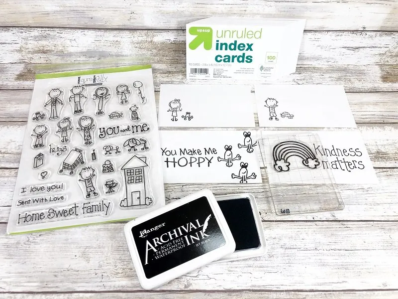 Easy Stamped Lunch Notes for Back to School FUN!