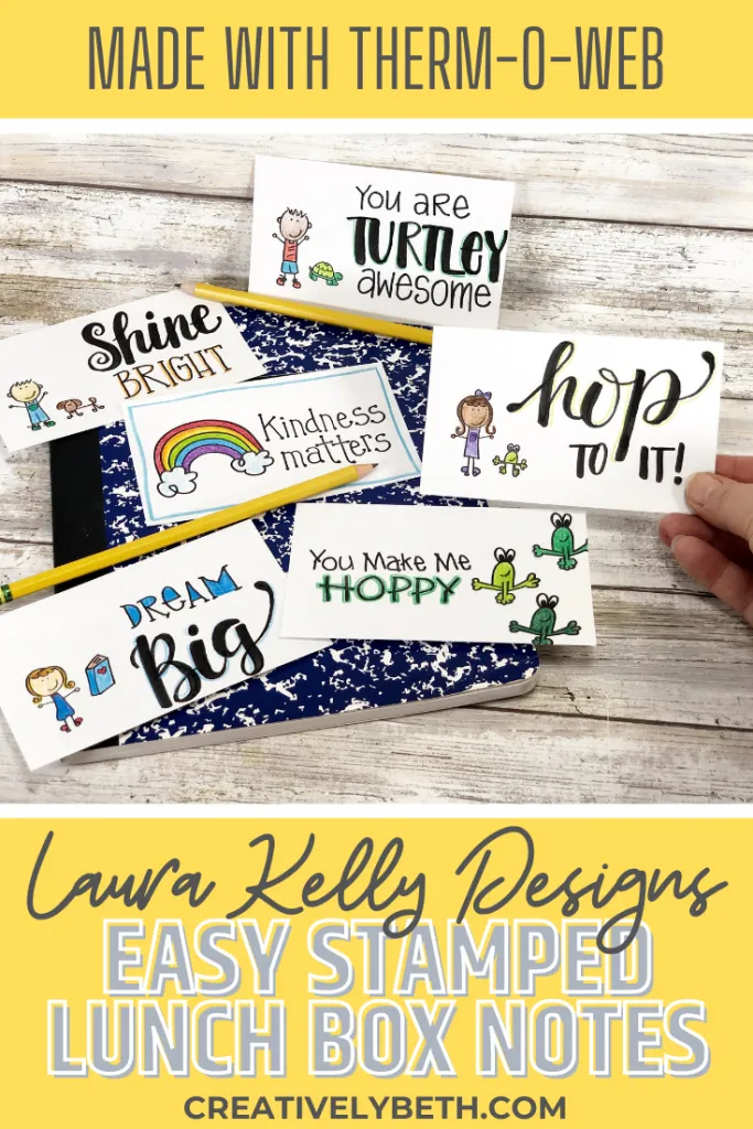Easy Stamped Lunch Notes for Back to School FUN!