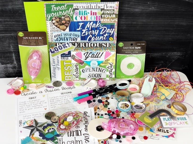 Create a Vision Board with Therm-O-Web Adhesives