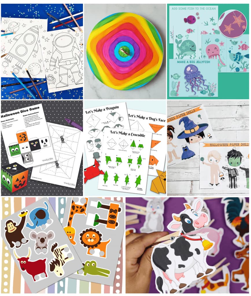 Astronaut and Spaceship Coloring Pages for Kids