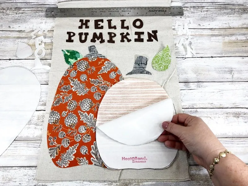 DIY Fall Pumpkin Flag with Therm-O-Web Adhesives