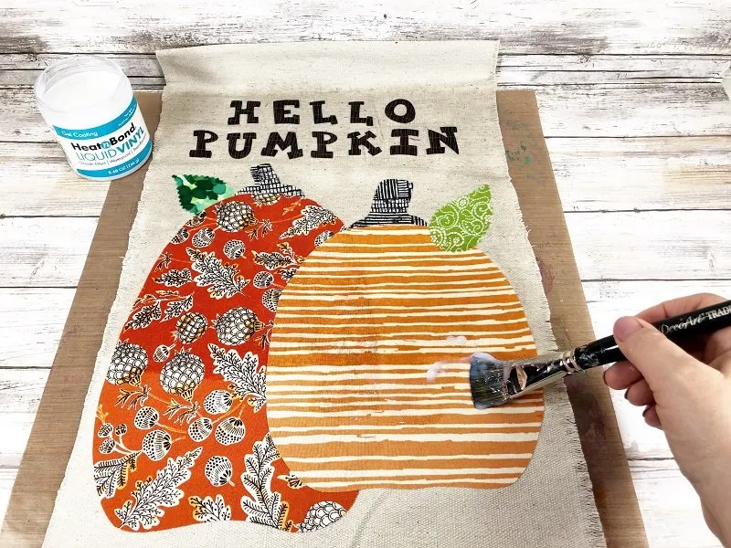 DIY Fall Pumpkin Flag with Therm-O-Web Adhesives