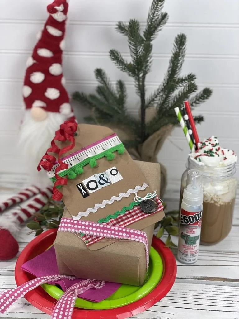 Recycled Cardboard Scrap Tags for the Holidays