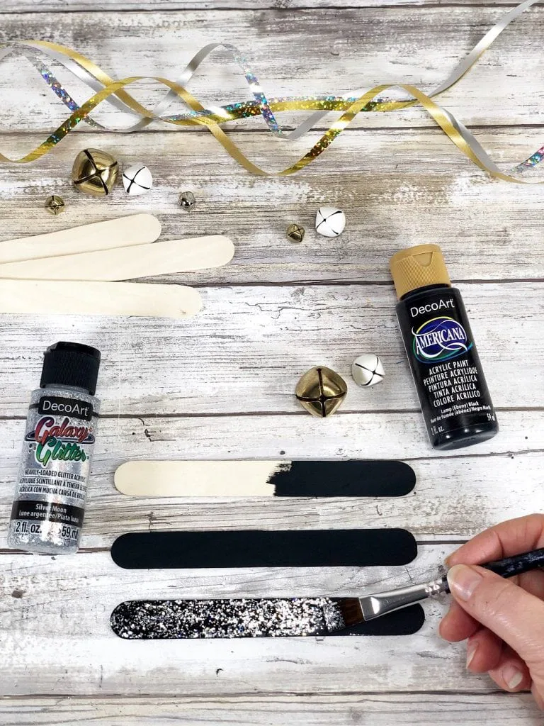 Recycled New Year Noisemakers with Christmas Decor