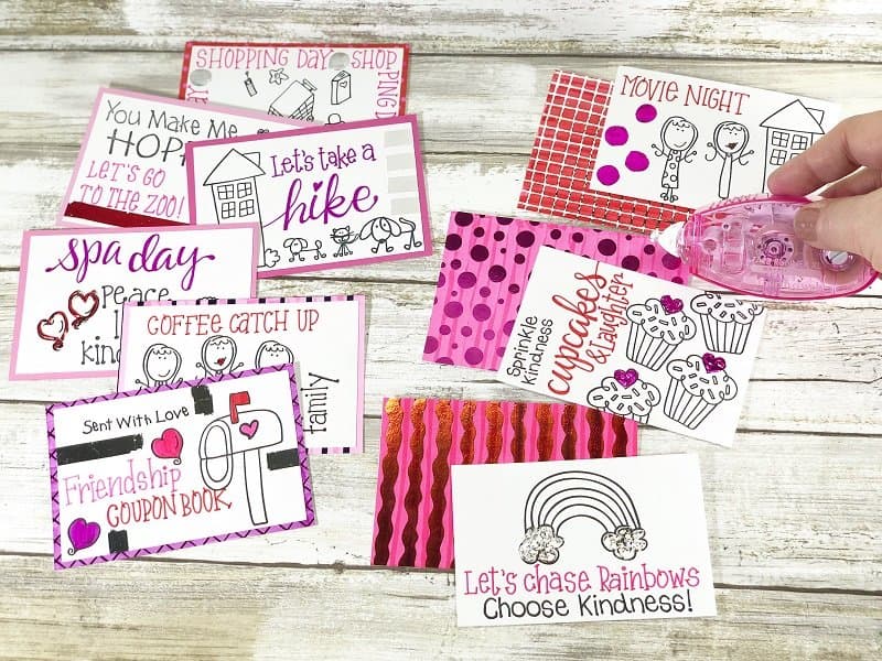 Friendship Coupon Book Making the Coupons Creatively Beth | Creatively Beth