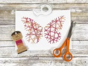 Paper String Art Tutorial with Free Patterns