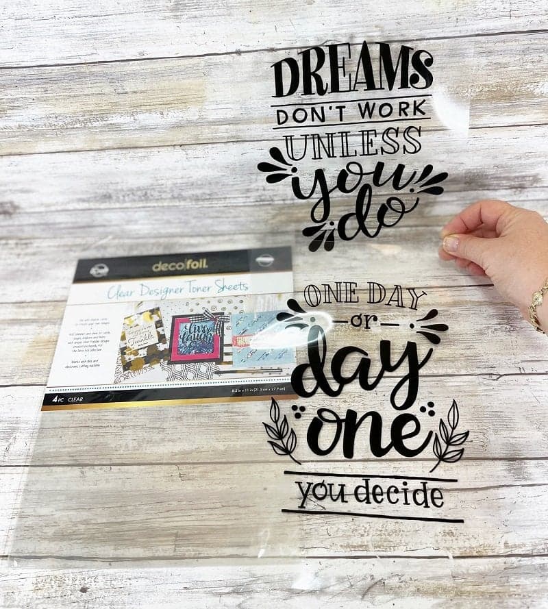 Free Printable Quotes to Foil with a Laminator