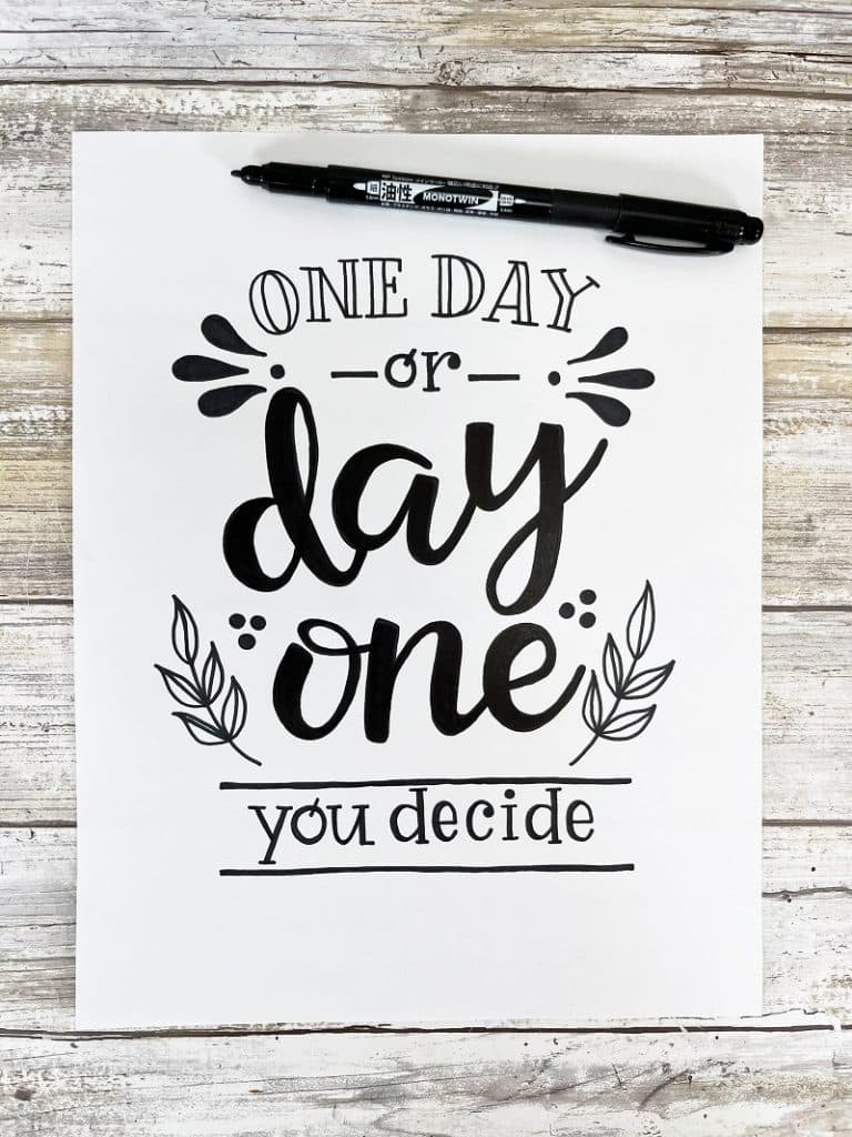 Free Printable Quotes to Foil with a Laminator