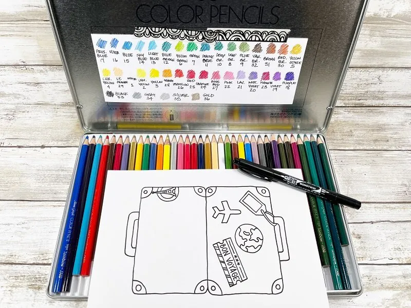 How to Make Laminated Luggage Tags with a Free Printable