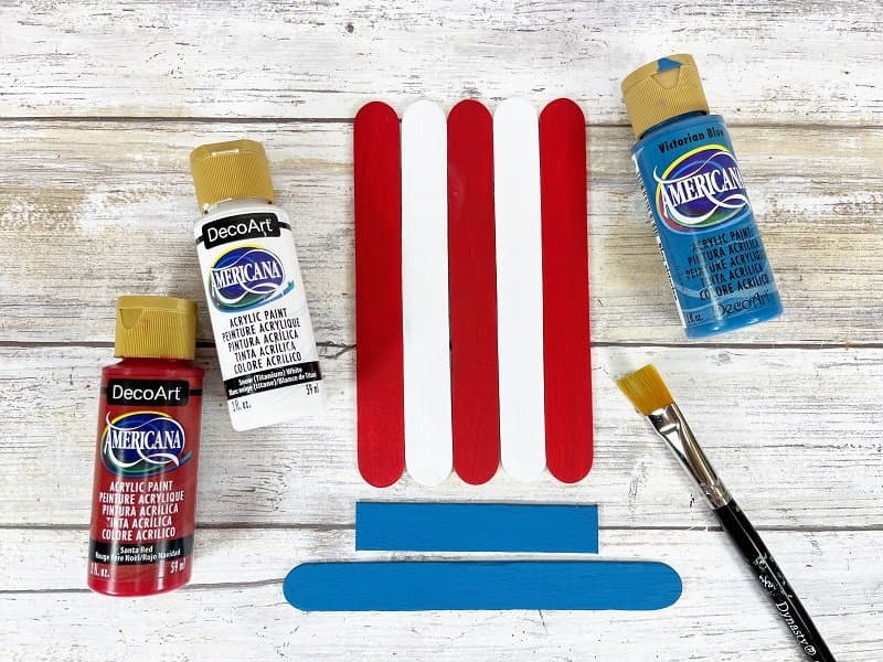 Dollar Tree Craft Stick Uncle Sam Gnome