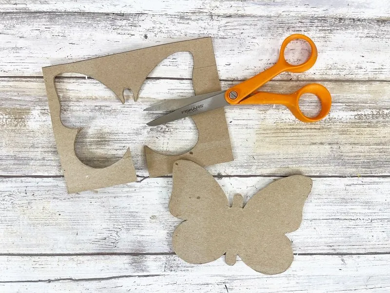 Butterfly Button Art with Free Printable