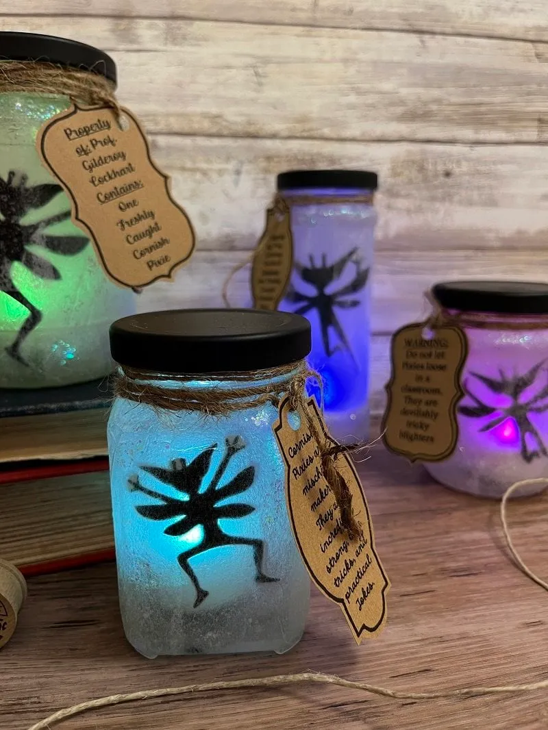 Harry Potter Crafts DIY Cornish Pixie Jars