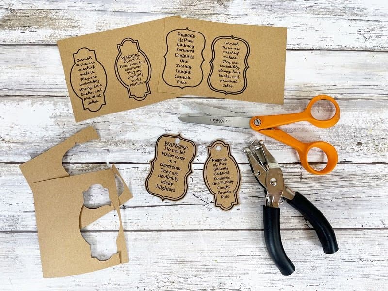 Harry Potter Craft Cornish Pixie Jars Print Tags Creatively Beth ...