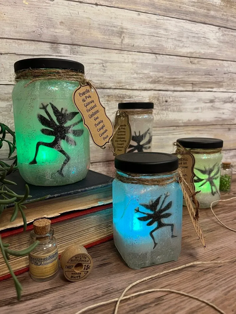 Harry Potter Crafts DIY Cornish Pixie Jars