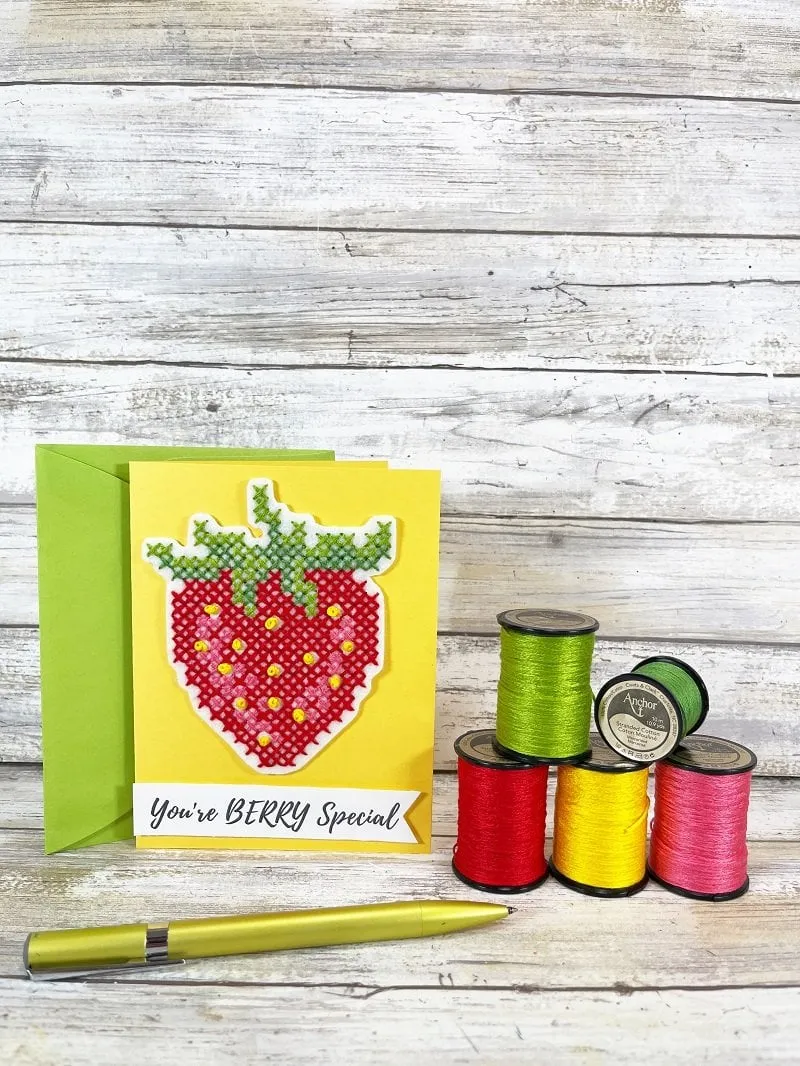 Strawberry Cross Stitch Pattern Free Printable