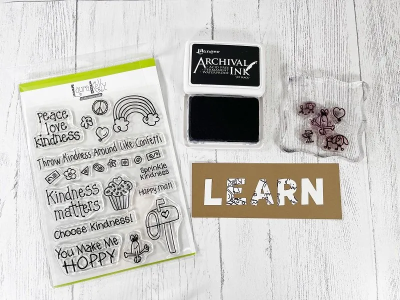 15 Minute DIY Stamped Bookmarks to Color