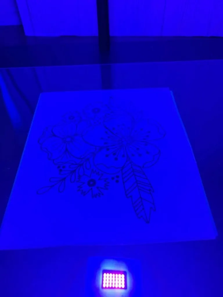 DIY Stenciled Floral Tray with Ikonart Stencil Kit