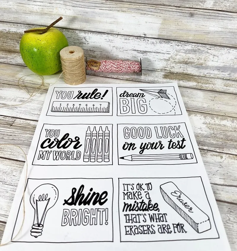 Free Printable Lunch Notes for Back-to-School FUN!