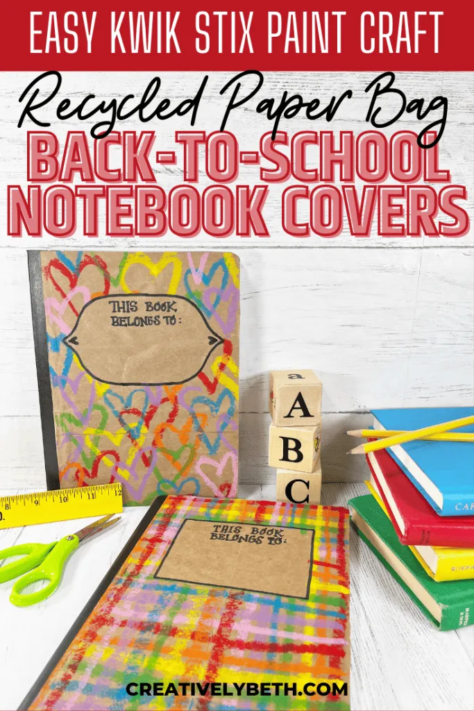 Back-to-School Notebook Cover Free Printable to Color