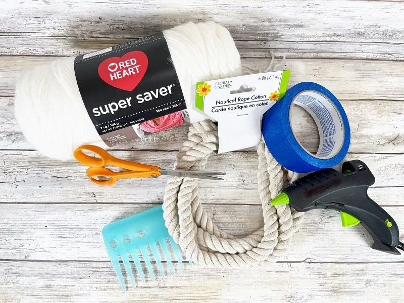 DIY Macrame Ghosts with Red Heart Yarn