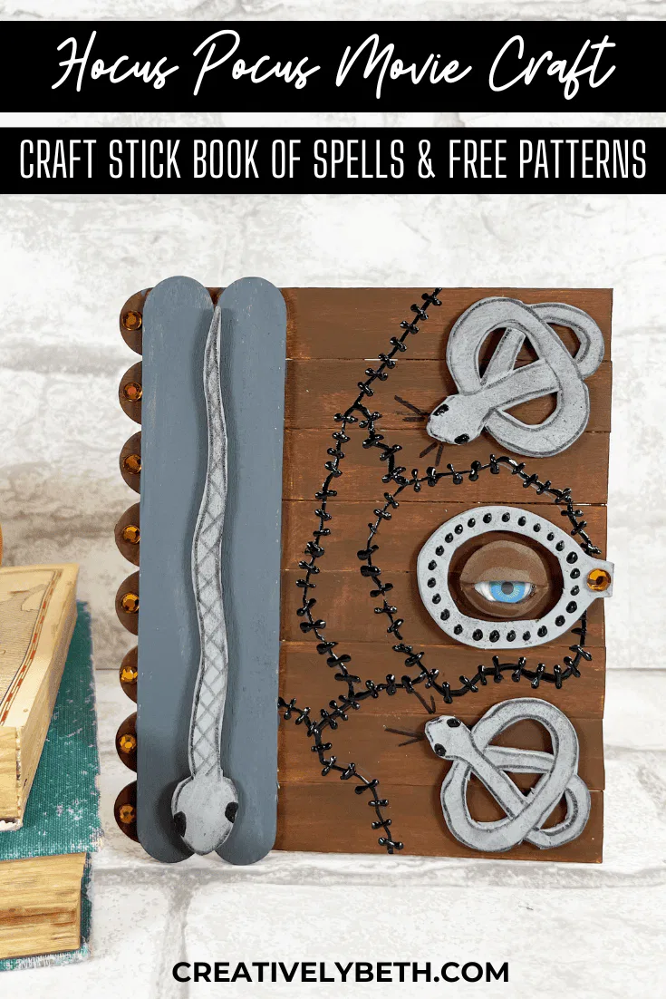 Dollar Tree Book of Spells a Hocus Pocus Craft