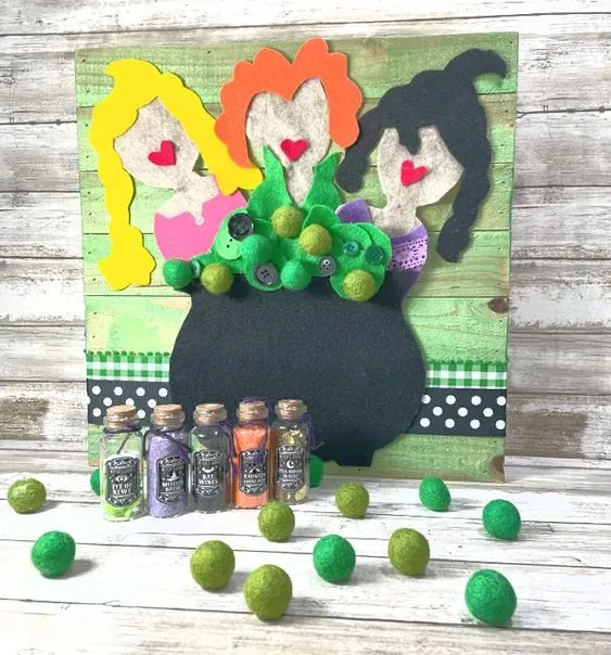 Free Printable Sanderson Sisters Bookmarks a Hocus Pocus Craft