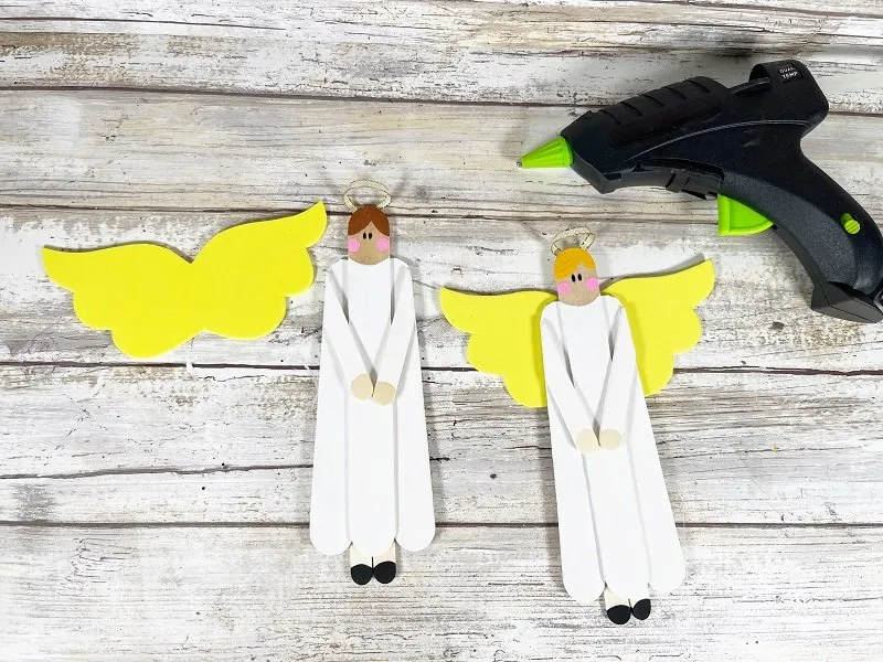 Dollar Tree Christmas Craft Stick Angels