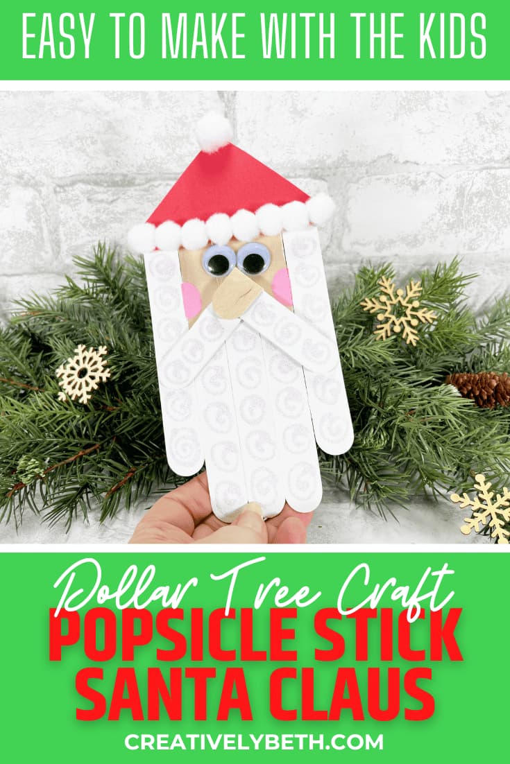 Dollar Tree Christmas Craft Stick Elf
