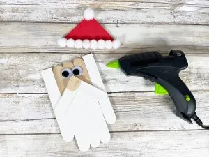 Dollar Tree Christmas Craft Stick Santa