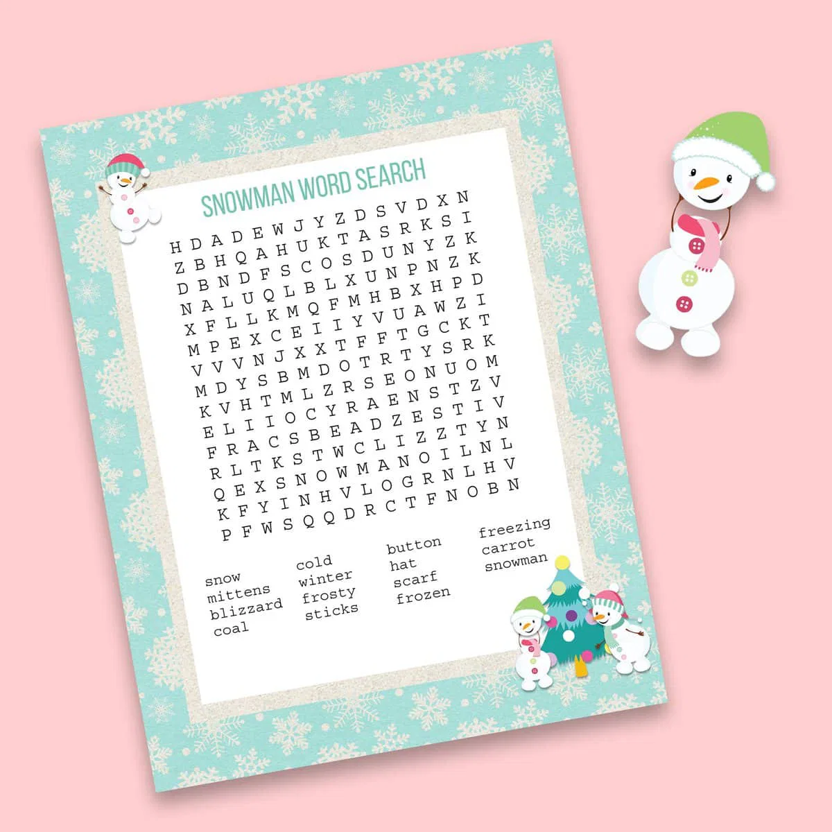 The BEST Snowman Crafts, Free Printables, and DIYs