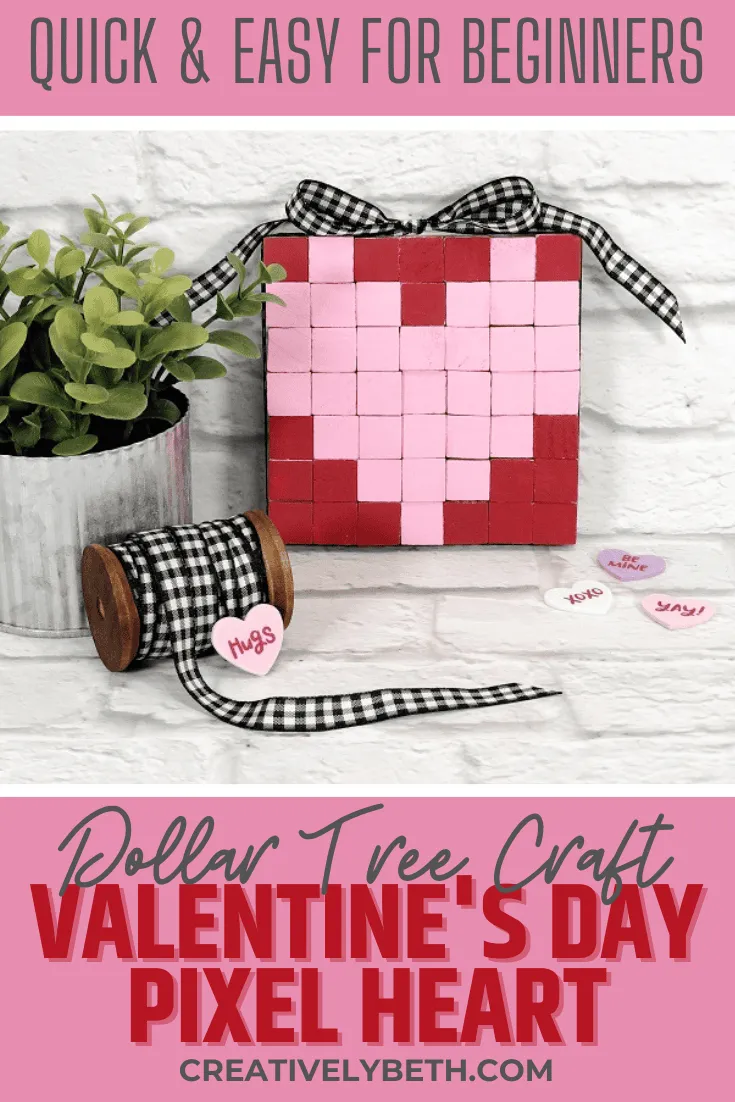 Valentine Kisses Booth Dollar Tree Crafts
