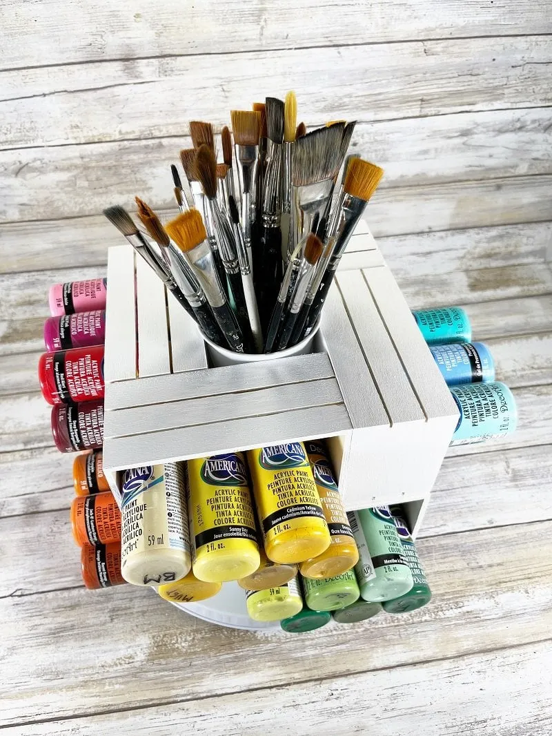 Dollar Tree Mini Crate Storage Organizer for Crafts