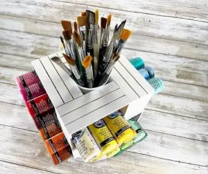 Dollar Tree Mini Crate Storage Organizer for Crafts