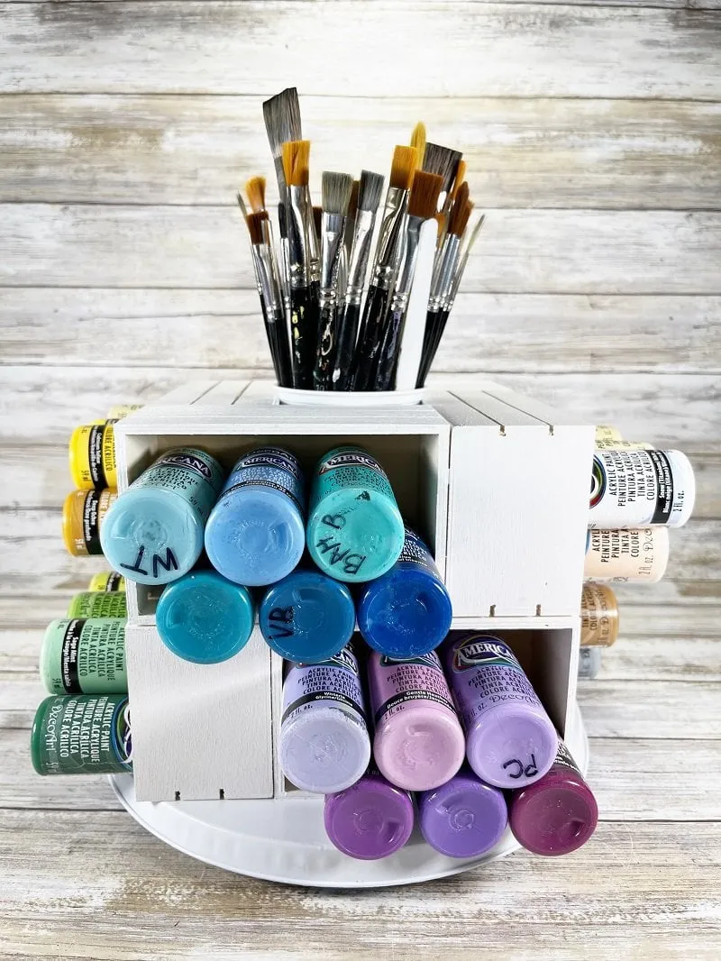 Dollar Tree Mini Crate Storage Organizer for Crafts