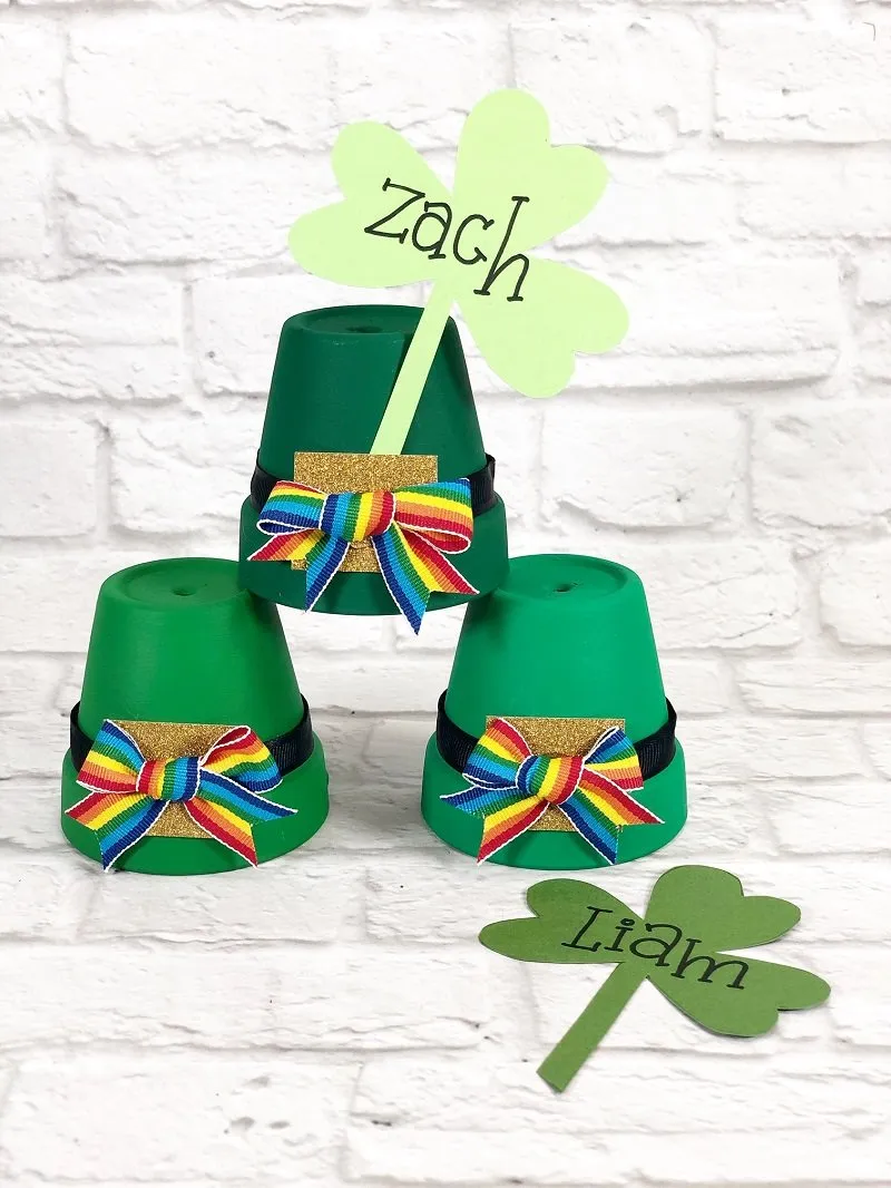 Clay Pot Leprechaun Hats