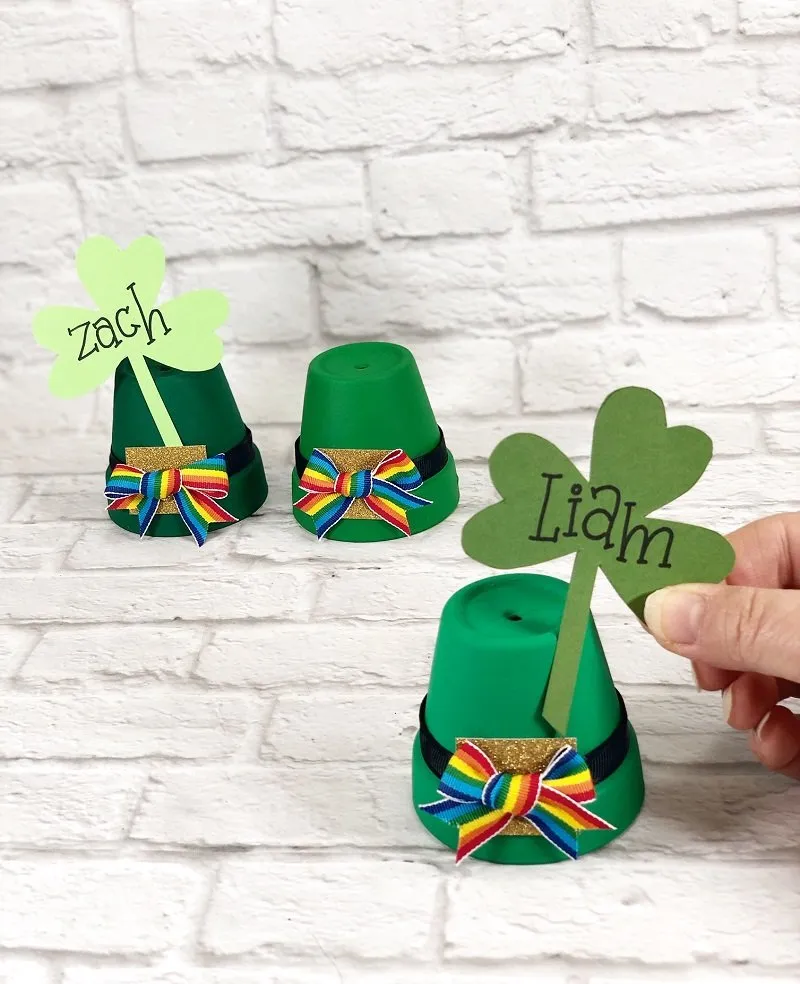 Clay Pot Leprechaun Hats