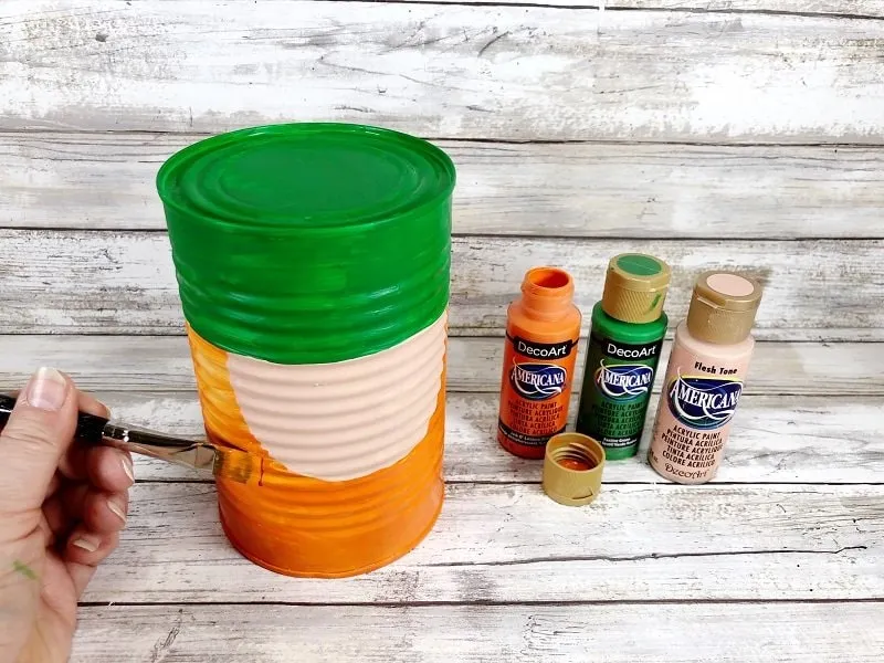 Recycled Tin Can Leprechaun Craft