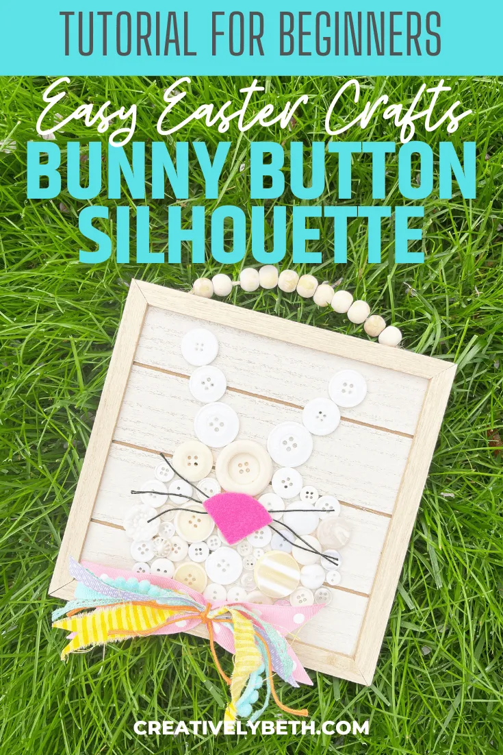 DIY Button Wall Art for Easter