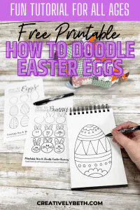 How to Doodle the Easter Bunny
