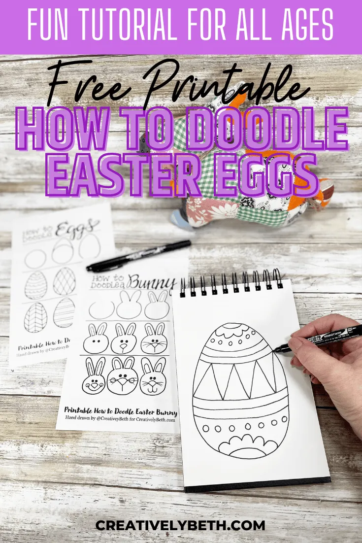 How to Doodle the Easter Bunny
