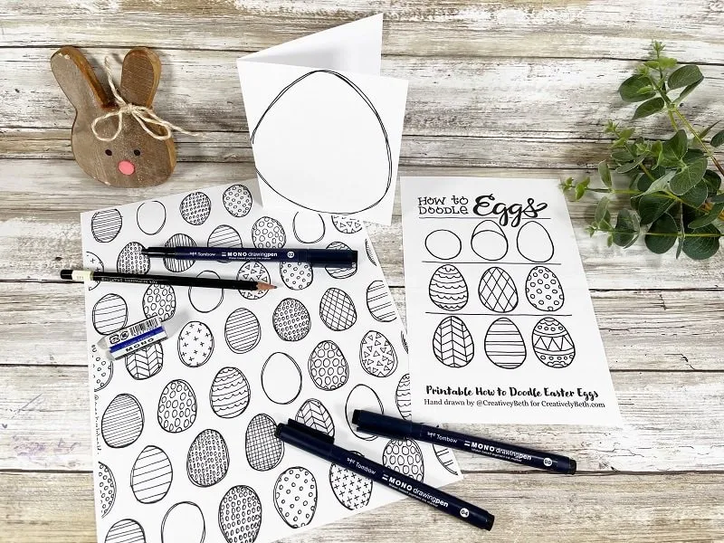 How to Doodle the Easter Bunny