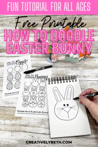How to Doodle the Easter Bunny