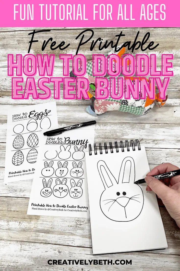 How to Doodle the Easter Bunny
