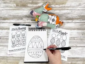 How to Doodle the Easter Bunny