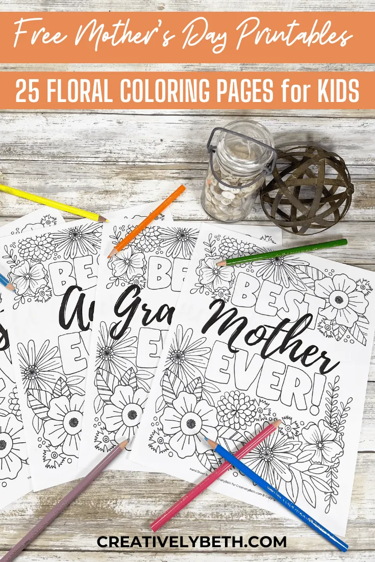 Free Printable Mothers Day Coloring Pages for Kids