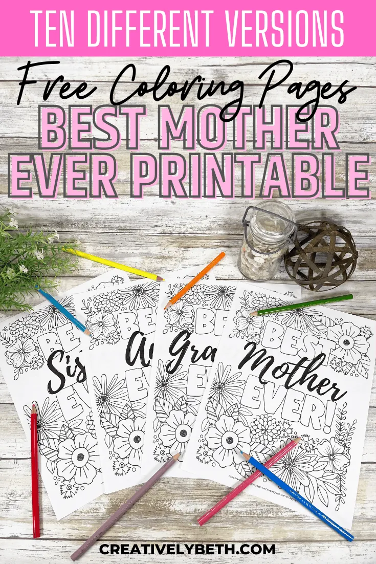 Free Printable Mothers Day Coloring Pages for Kids