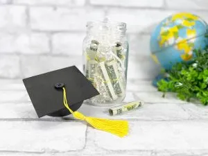 Dollar Tree DIY Mason Jar Graduation Cap