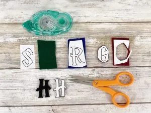 Hogwarts House Tie Bookmarks Harry Potter Crafts