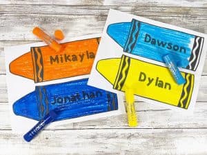 Crayon Bulletin Board Set Free Printables